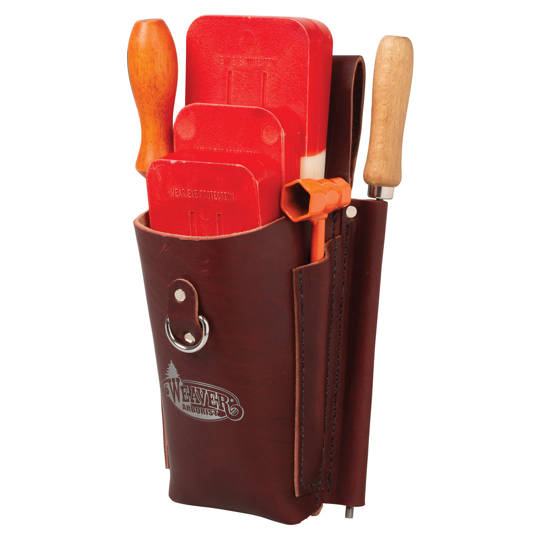 Felling Wedge Pouch, Leather - Weaver Arborist